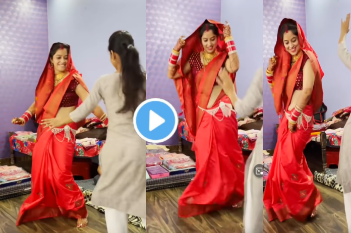 Bhabhi Dance Video: पतली कमर...जबरदस्त डांस...नई नवेली भाभी ने सपना ...