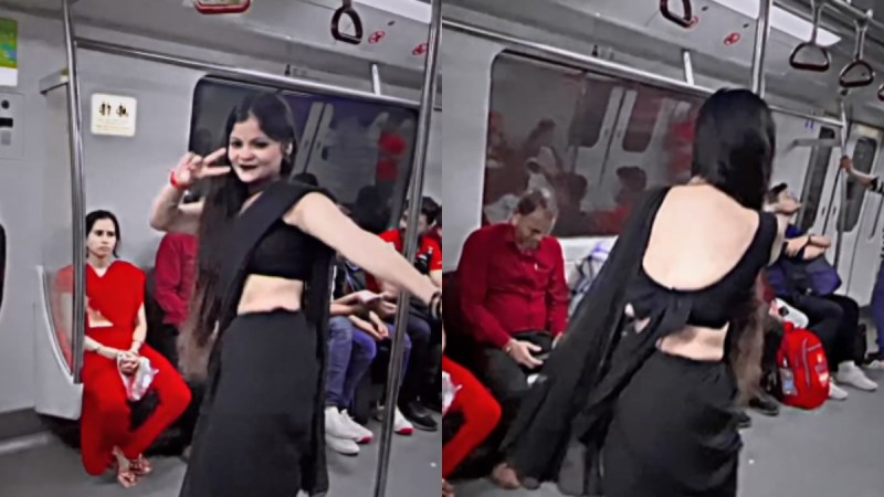 जब चलती Metro में लड़की लगाने लगी ठुमके, लोग बोले- भारत World Cup जीत ...