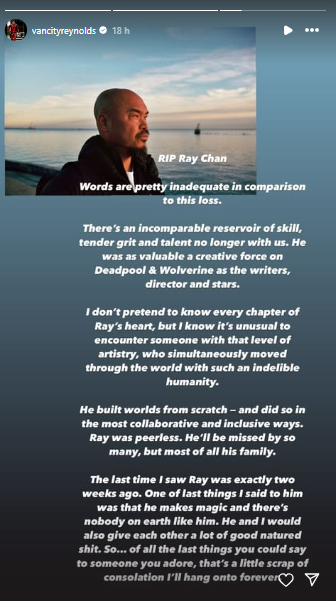 मशहूर डायरेक्टर की मौत, इंडस्ट्री में दौड़ी शोक की लहर - ray chain ...