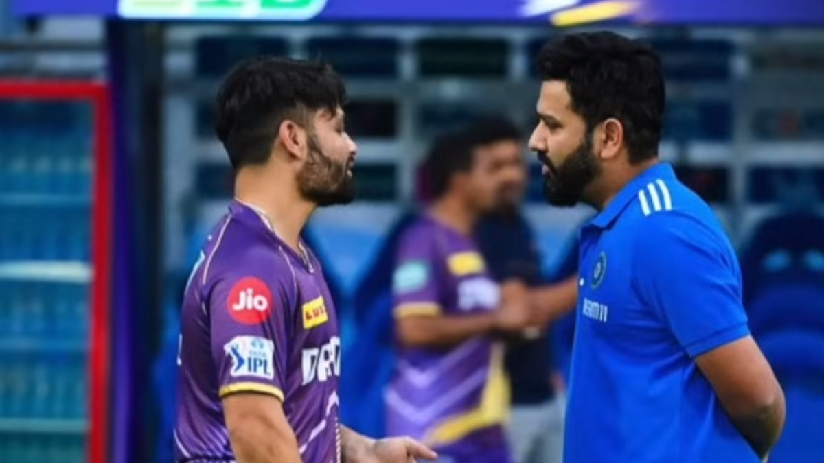 T20 WC 2024: प्रेस कॉन्फ्रेंस के बाद रिंकू से मिले कप्तान रोहित शर्मा ...