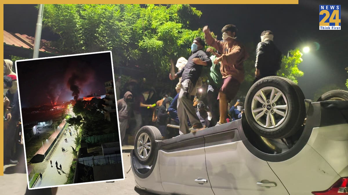 मप्र की VIT यूनिवर्सिटी में 4000 Gen-Z ने किया प्रदर्शन, VC की कार फूंकीं, पीलिया से 4 छात्रों ...